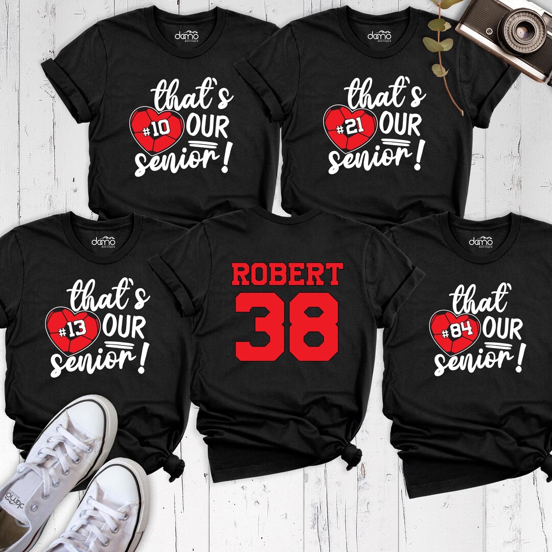 Custom Senior Night Team Shirt Personalized Name Soccer Player Shirt ...