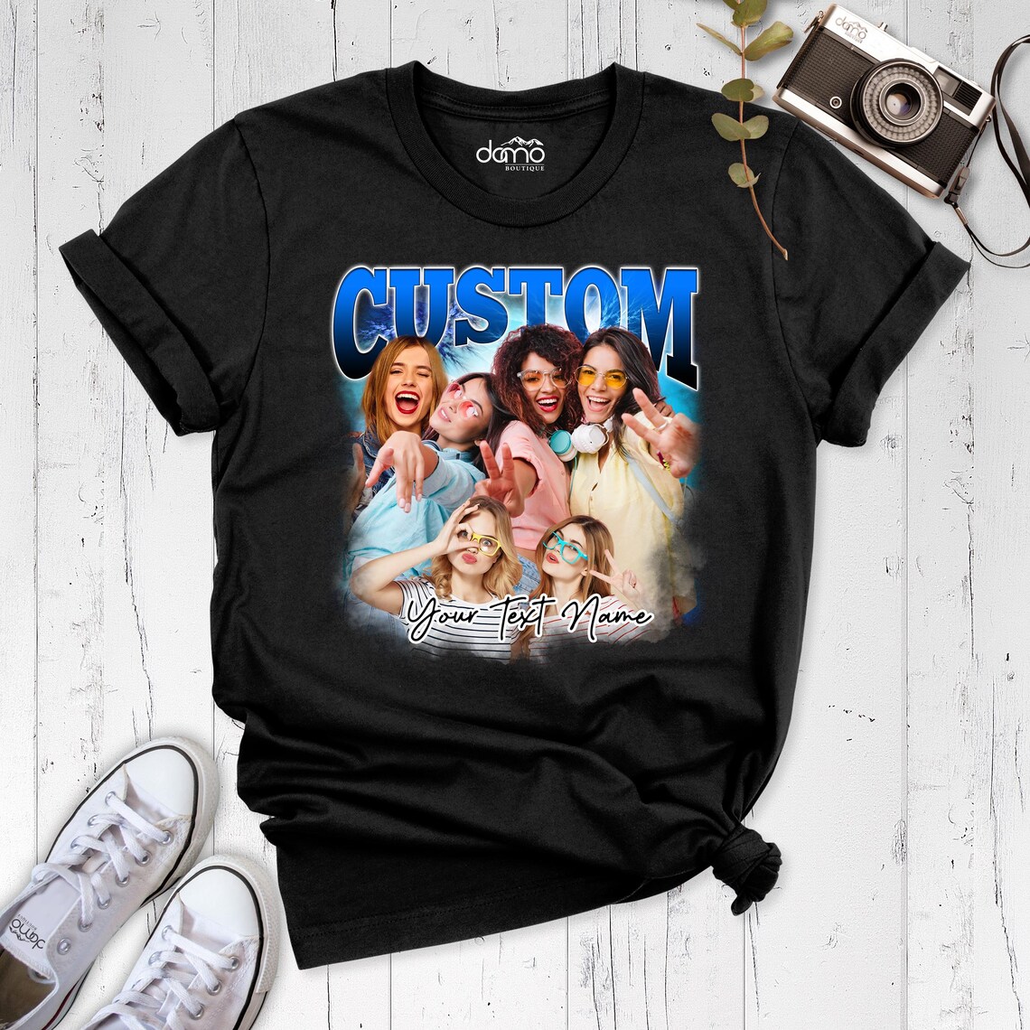 Bootleg Photo Shirt for Girlfriend Boyfriend, Custom Face Tee ...
