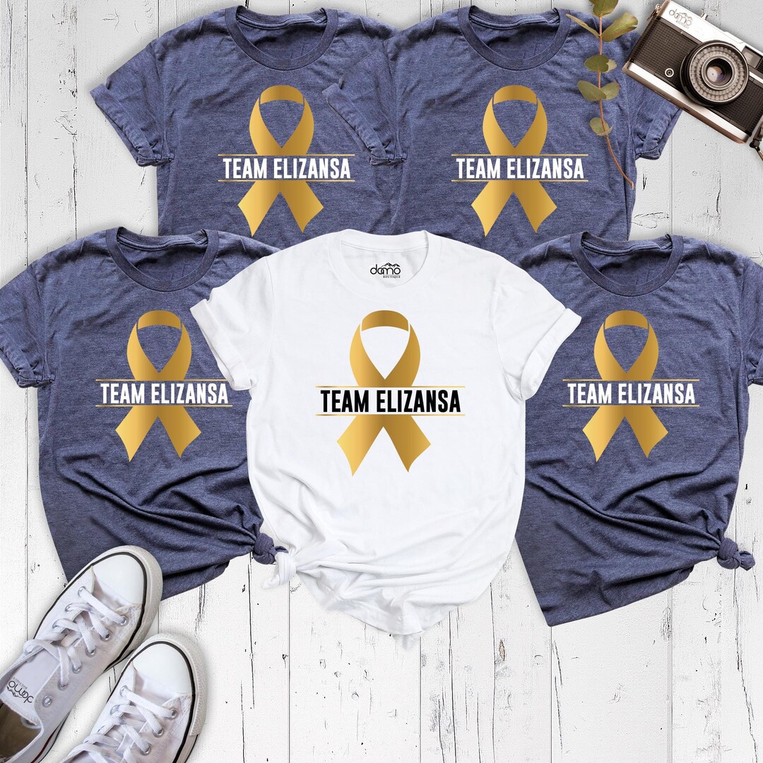 Childhood Cancer Awareness Shirt, Gold Ribbon Support Squad Shirt ...
