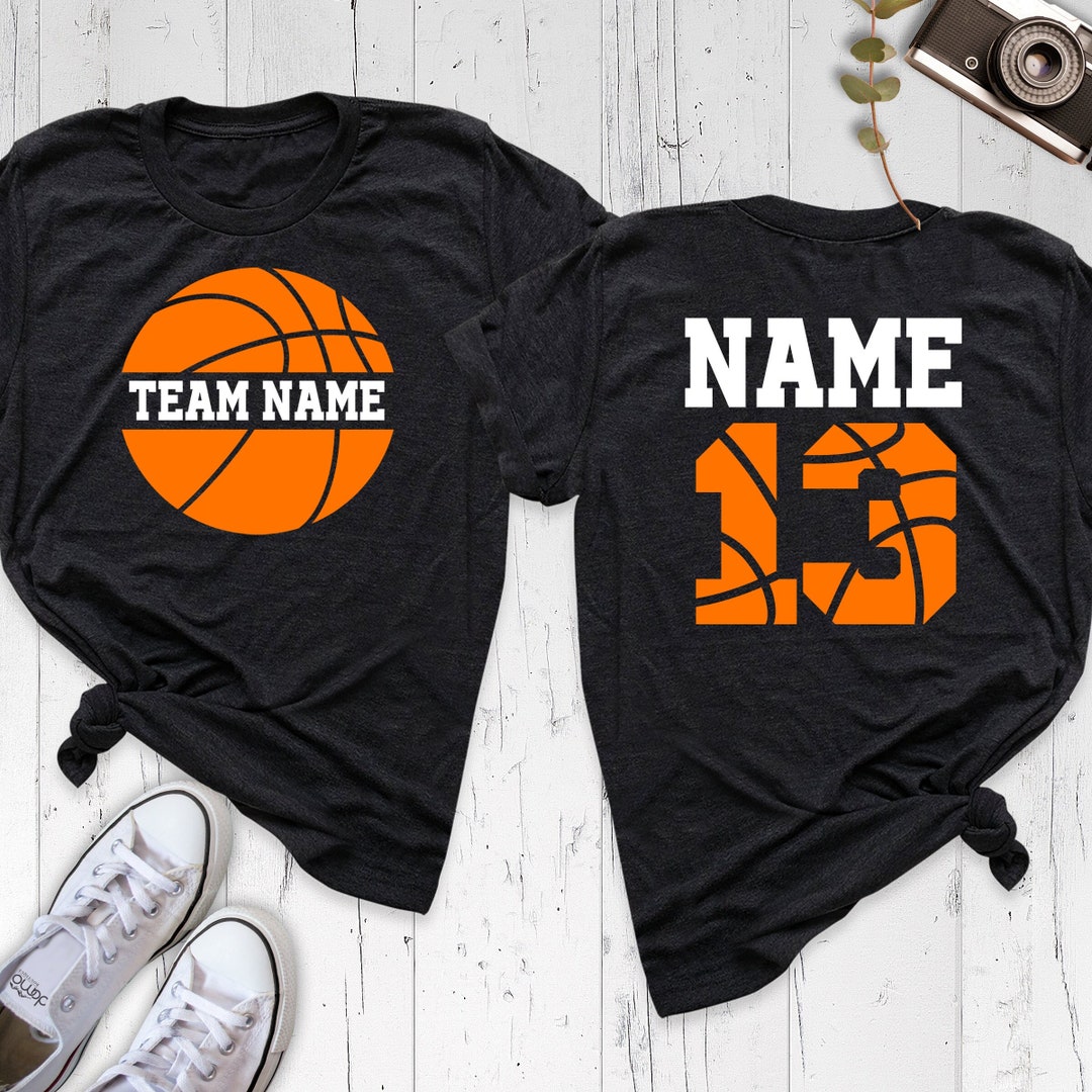 Custom Basketball Shirt, Personalized Basketball Team Name and Number ...