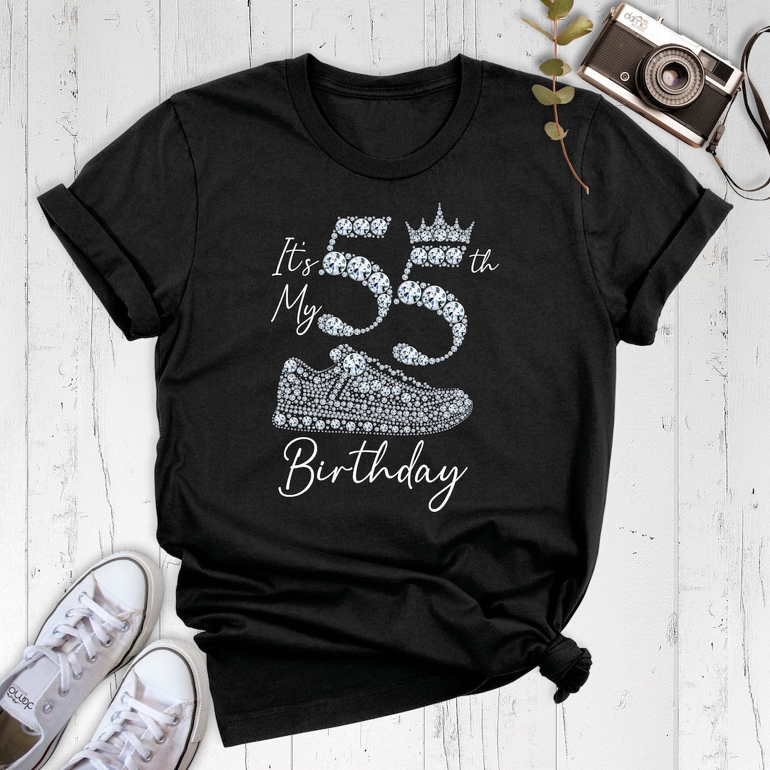 It is My 55th Birthday Shirt, Custom Bday Party Shirt, Personalized 55 ...