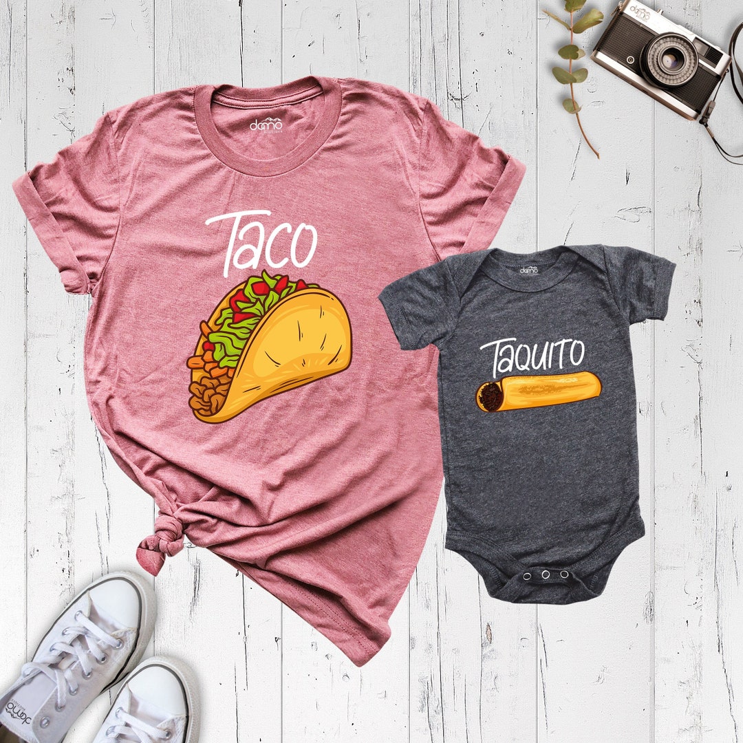 Taco Taquito Matching Shirt, Family Dad Mom Baby Taco Shirt, Mexican ...