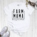 Farm Mama Shirt, Farm Mom Shirt, Farm Family Tee, Farm T-shirt, Cow ...