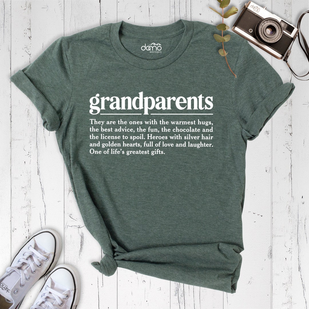 Grandma Grandpa Shirts, Grandparents Shirt, Matching Family Shirt ...