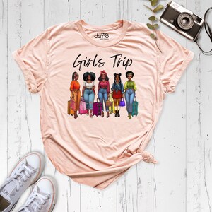 Girls Trip Airport Shirt, Weekend Vacation Tshirt, Summer Group Trip ...