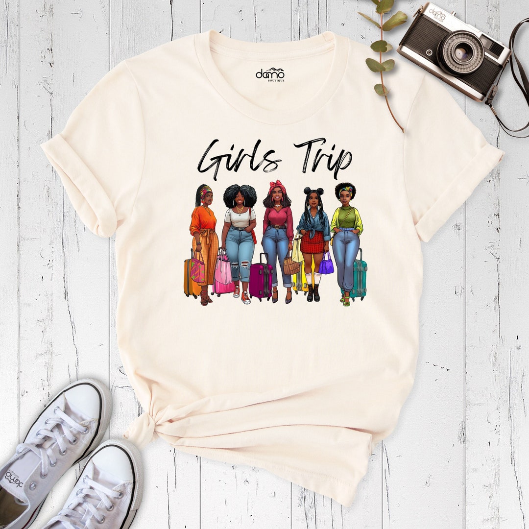 Girls Trip Airport Shirt, Weekend Vacation Tshirt, Summer Group Trip ...