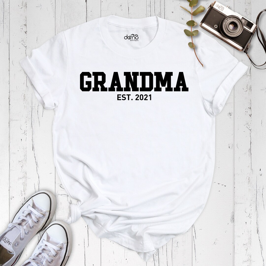 Personalized Grandma Est Sweatshirt, Custom Grandpa Long Sleeve Tee ...