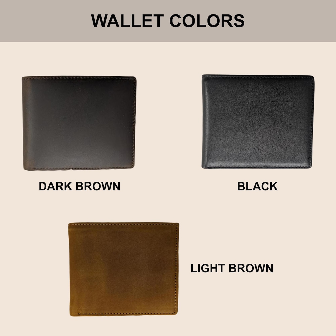 Personalized American Flag Leather Wallet for Men, Custom Engraved RFID ...