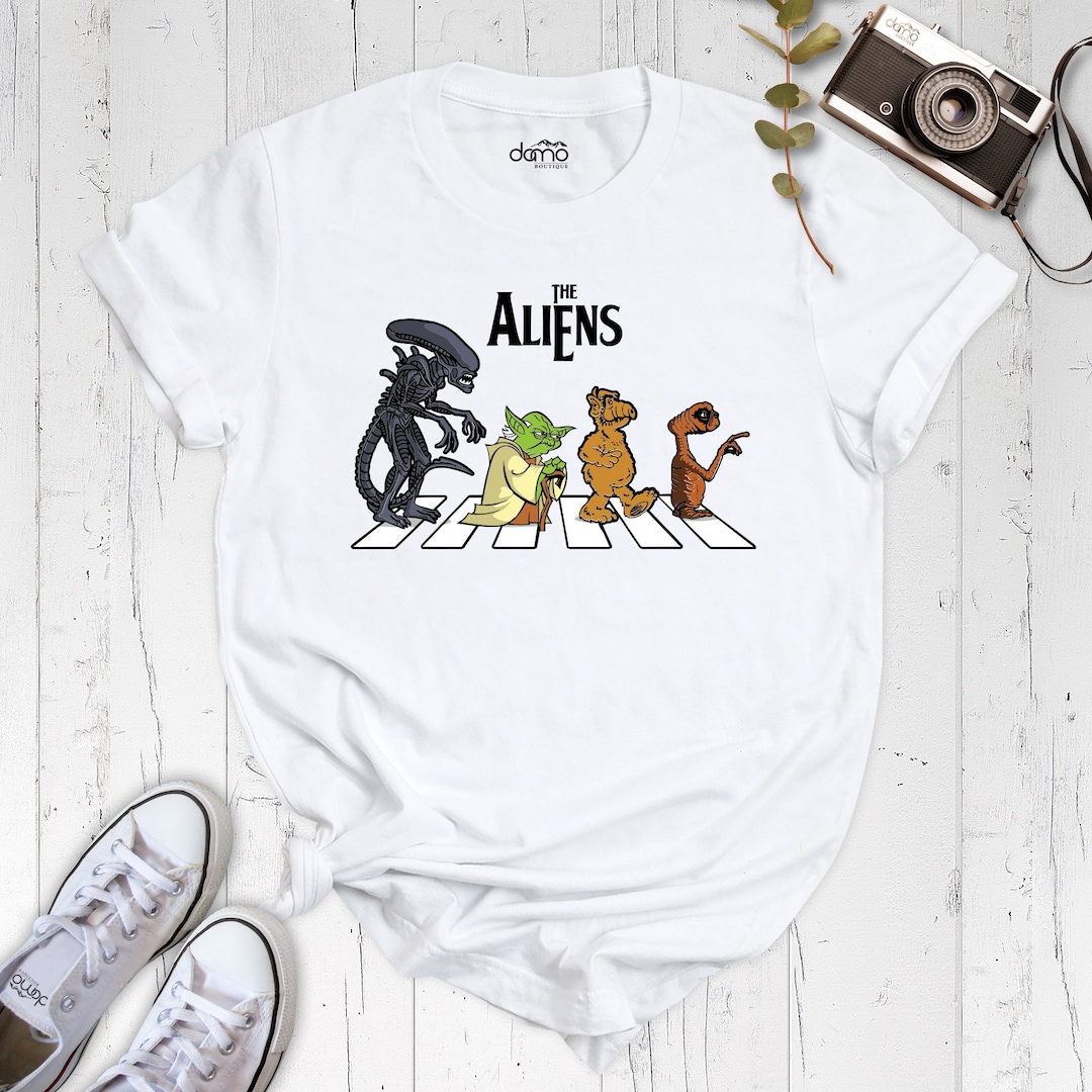 The Aliens Shirt, Ufo Shirt, Alien Shirt, Cartoon Shirt, Funny Kids ...