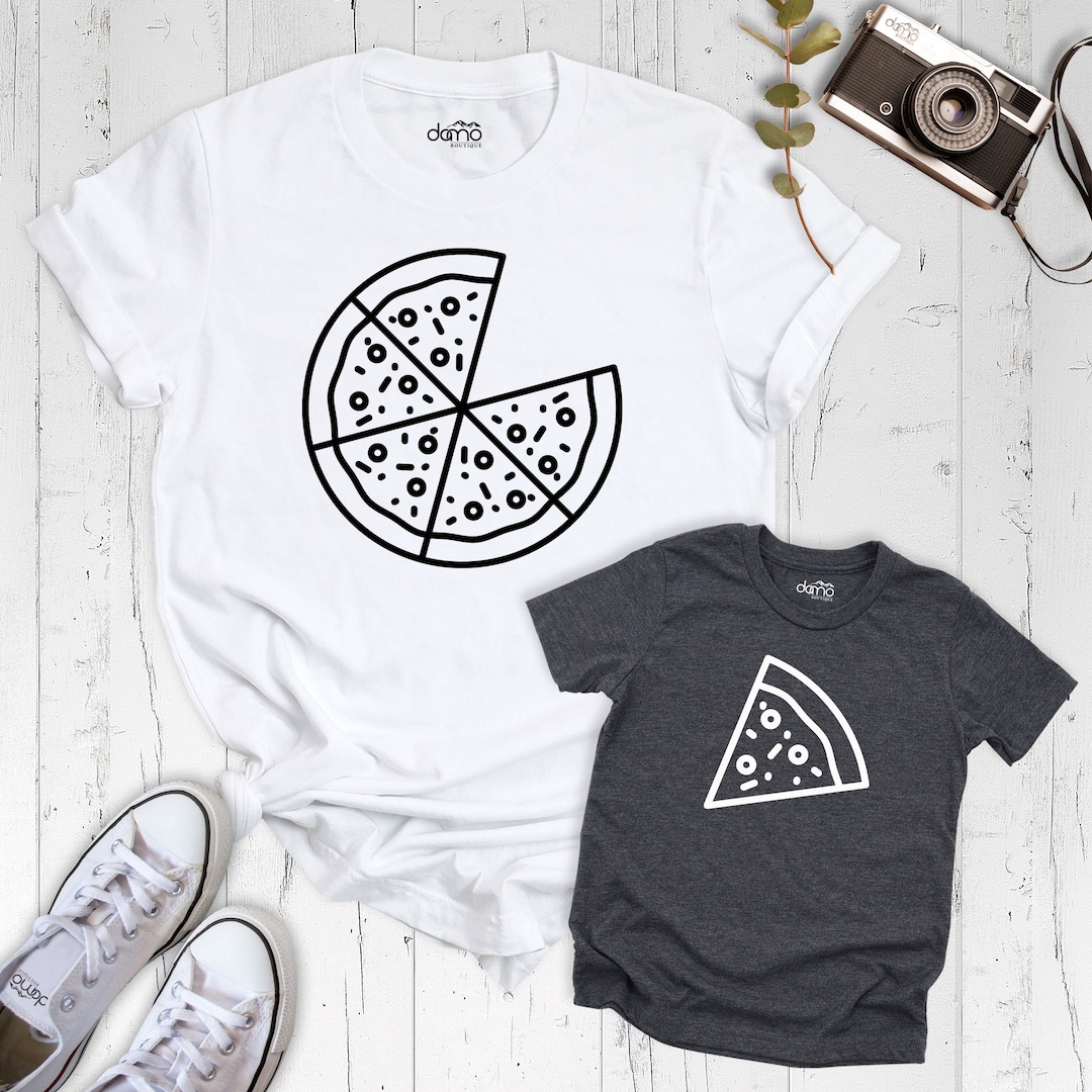 Pizza and Pizza Slice Matching Shirt, Pizza T-shirt, Daddy and Me Pizza ...