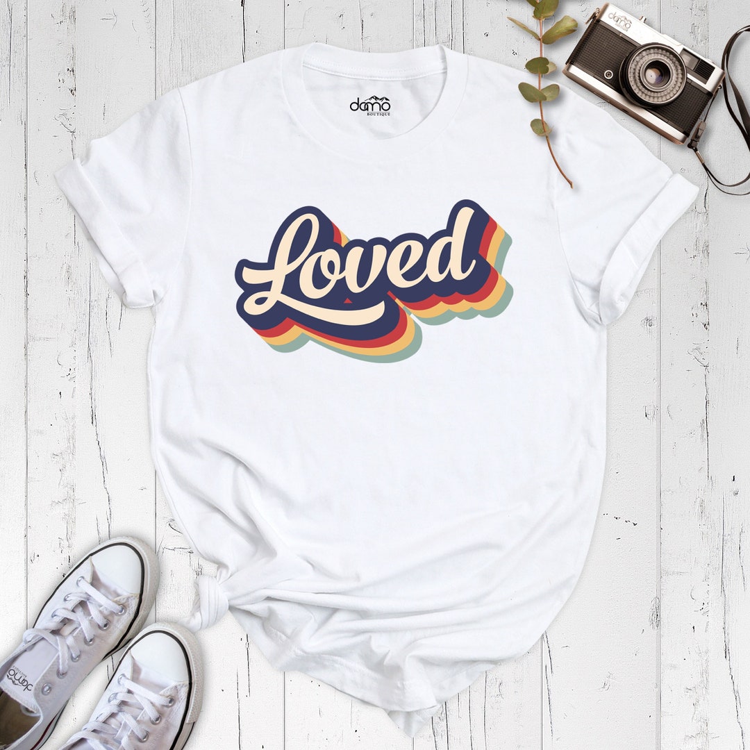 Retro Loved Shirt, Love Shirt, Fir for Fiance, Cute Love Tee ...