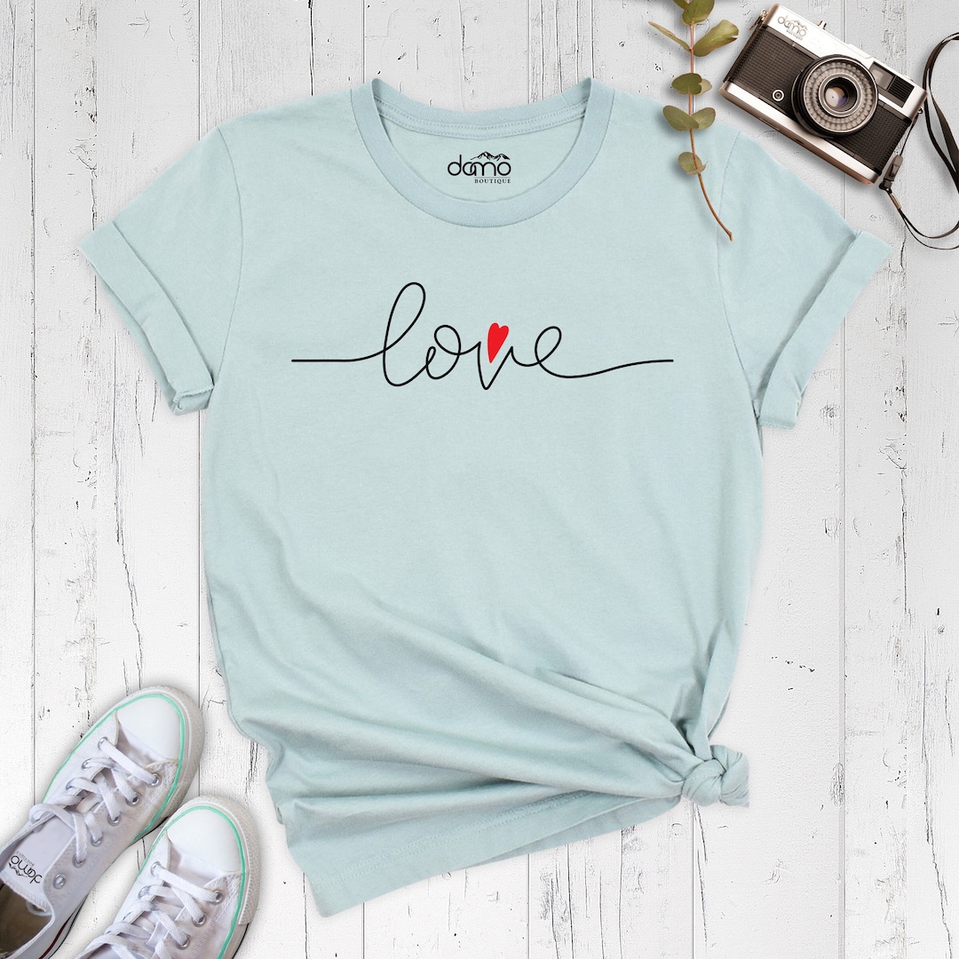 Love Shirt, Cute Love Shirt, Couple Love Shirt, Heart Love Shirt ...