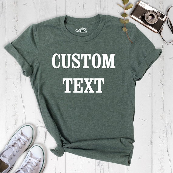 Front and Back Custom Shirt Front and Back Personalized - Etsy