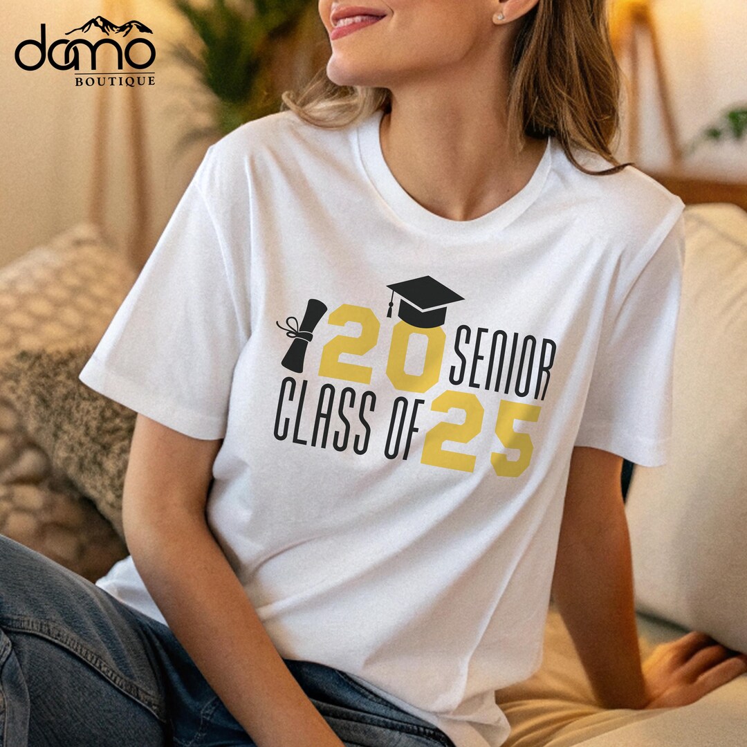 Senior Class of 2025 Shirt Family Graduation Crew Shirt, Senior Mom ...