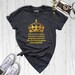Queen Elizabeth Shirt, Queen Elizabeth Print Shirt , E2R ROYAL Gold ...