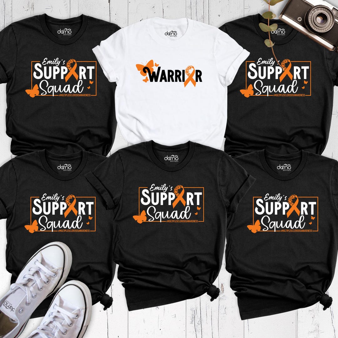 Custom MS Support Squad Shirt Multiple Sclerosis Family Team Shirt ...
