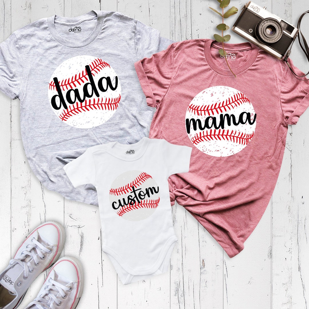 Baseball Family Shirts, Baseball Birthday Family Shirts, Baseball Mama ...