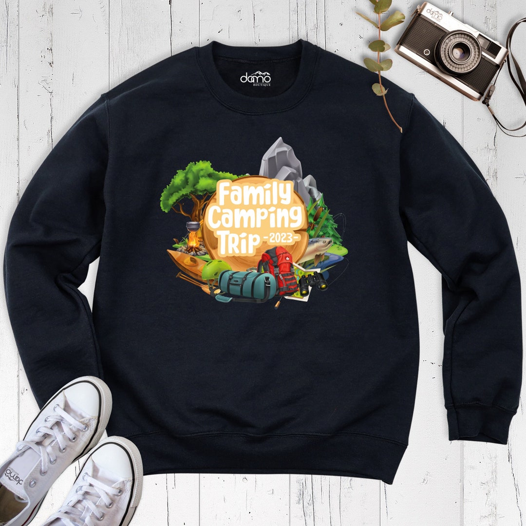 Camping Sweatshirt, Custom Camp Sweatshirt, Camping Family Sweater ...