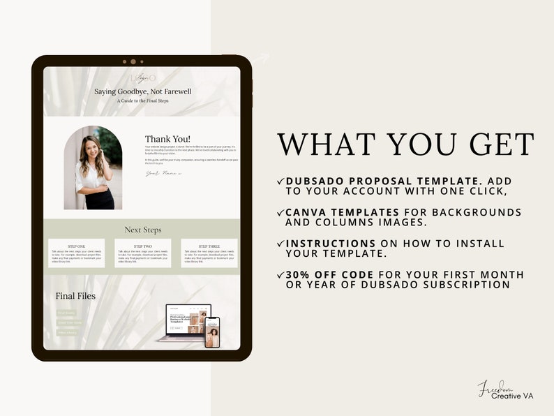 Client Offboarding Dubsado Template for Website Designers | Goodbye ...