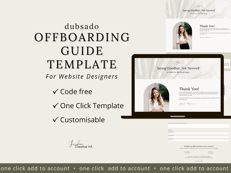 Client Offboarding Dubsado Template for Website Designers | Goodbye ...