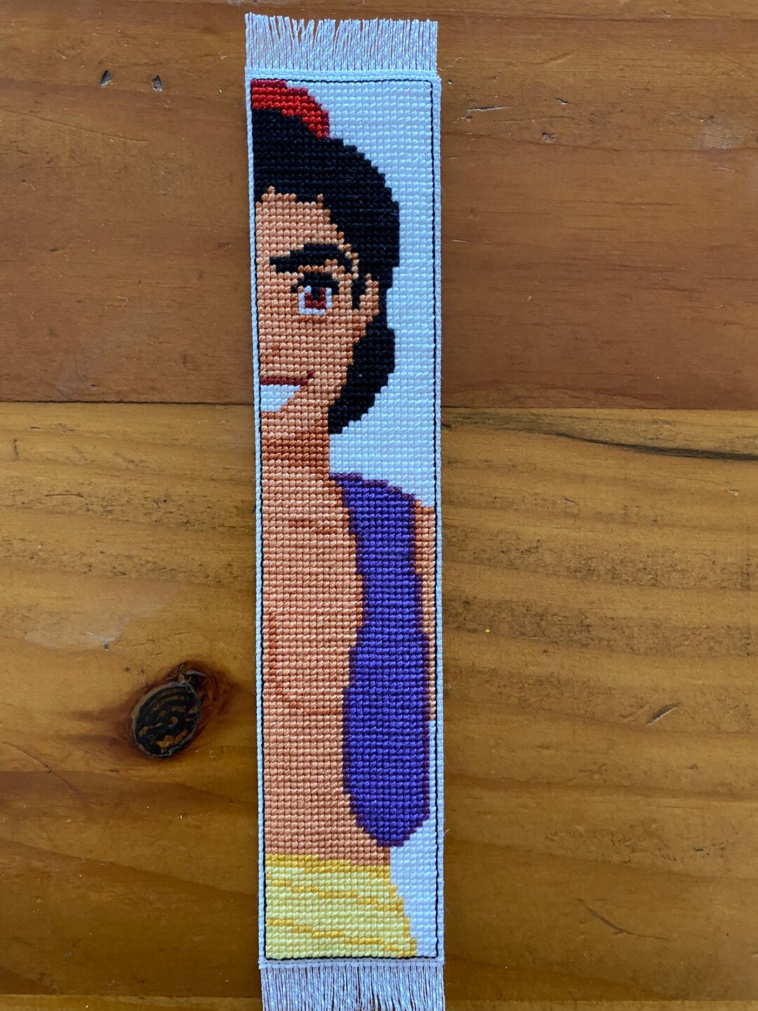 Aladdin Cross Stitch Bookmark - Etsy