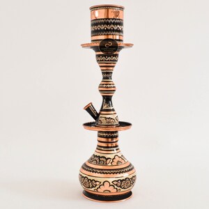 Copper Shisha, Hand Carved Pure Copper Hookah, Diamond Series Water ...