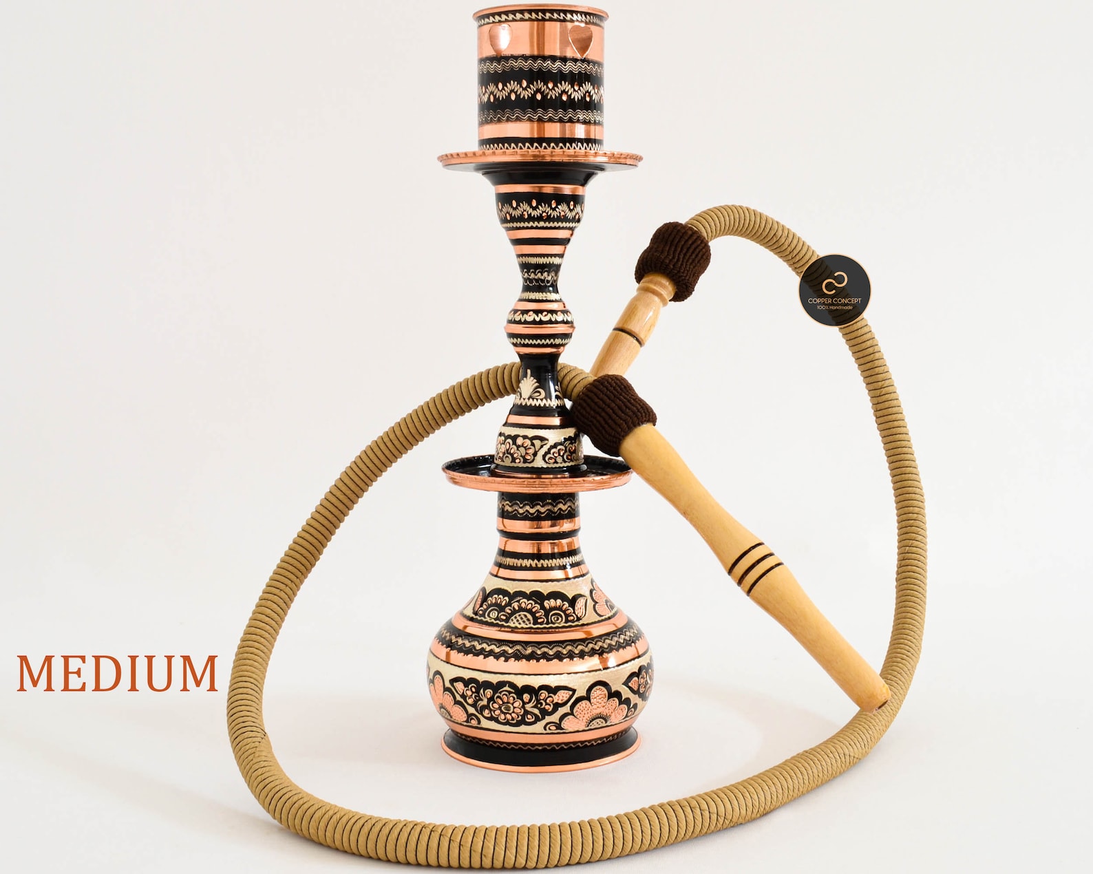 Copper Shisha Hand Carved Pure Copper Hookah Diamond Series - Etsy