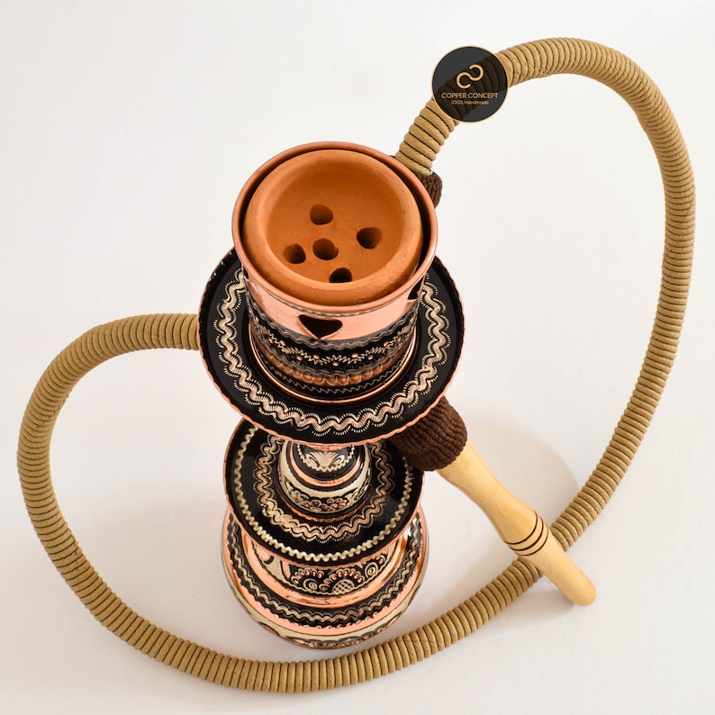 Copper Shisha Hand Carved Pure Copper Hookah Diamond Series - Etsy