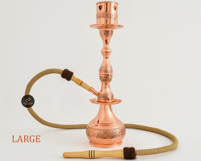 Copper Hookah Engraved Copper Shisha Hand Carved Pure Copper | Etsy
