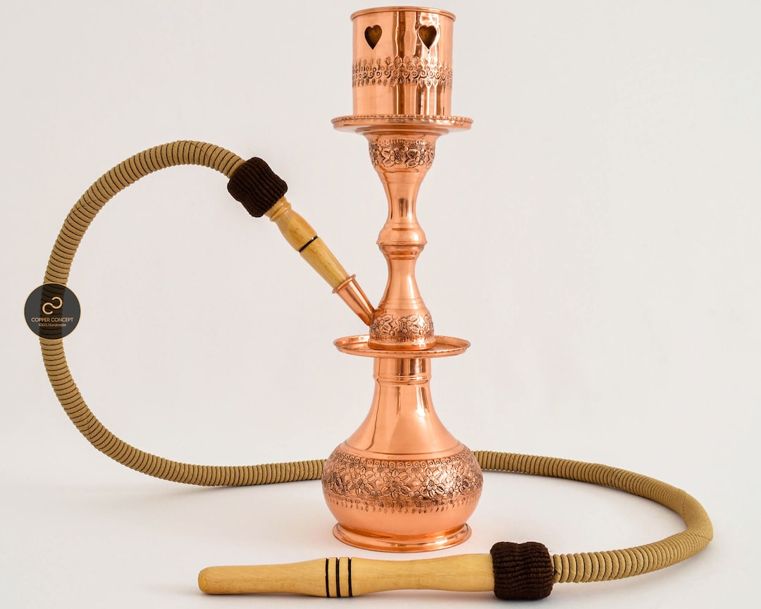 Copper Hookah, Shisha, Engraved Copper, Water Pipes, Hand Carved Pure ...
