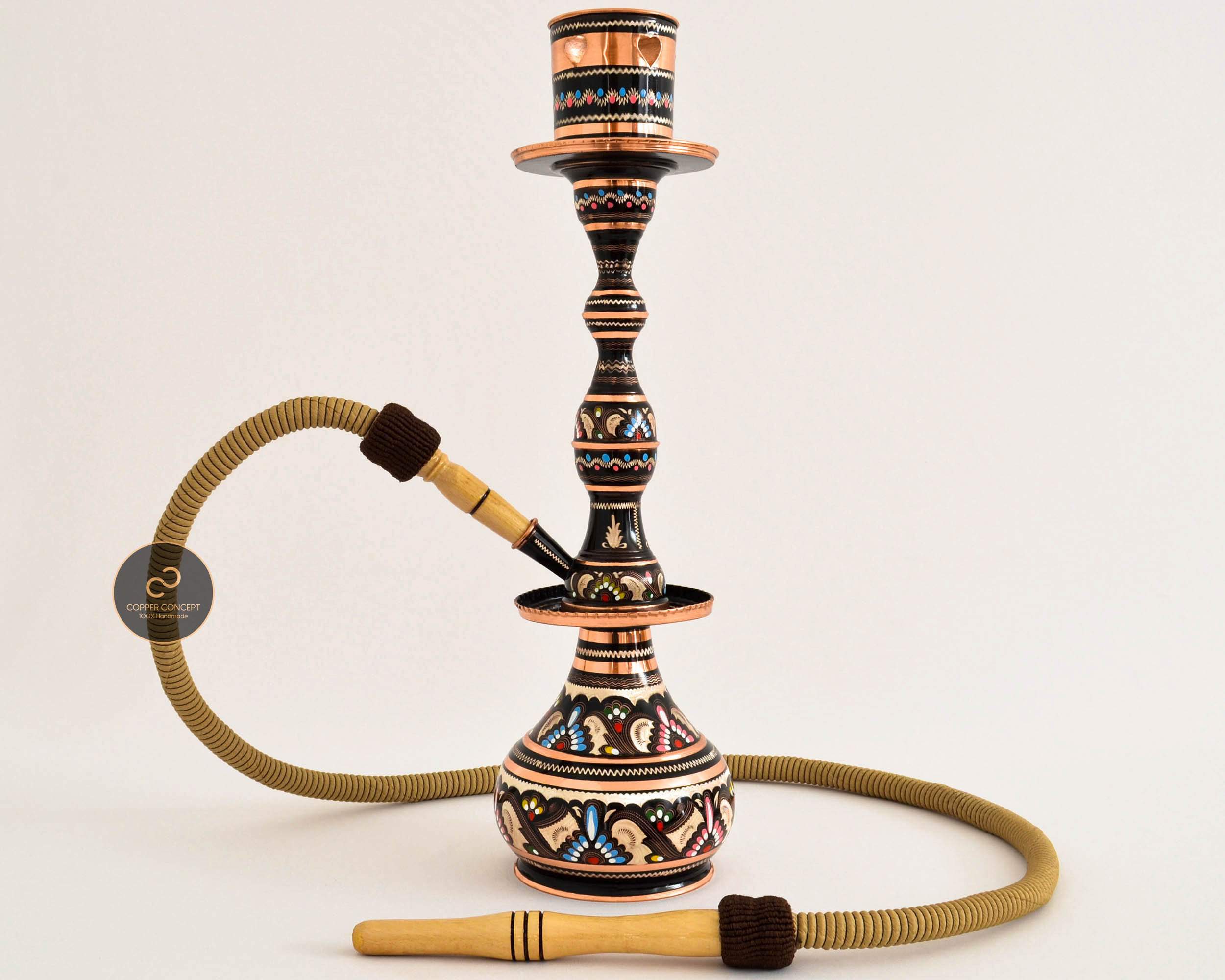 Copper Shisha, Engraved Copper Hookah, Hand Carved Pure Copper Water ...