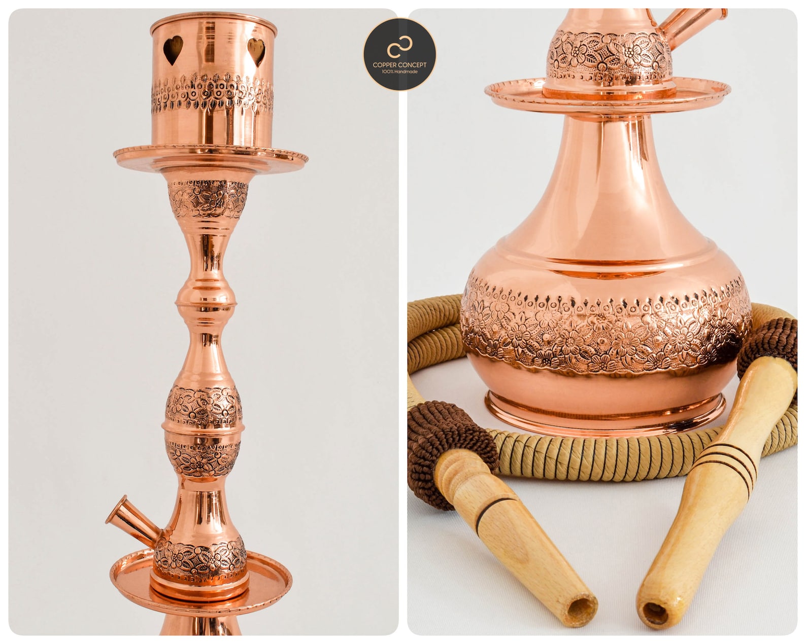 Copper Hookah Engraved Copper Shisha Hand Carved Pure Copper - Etsy