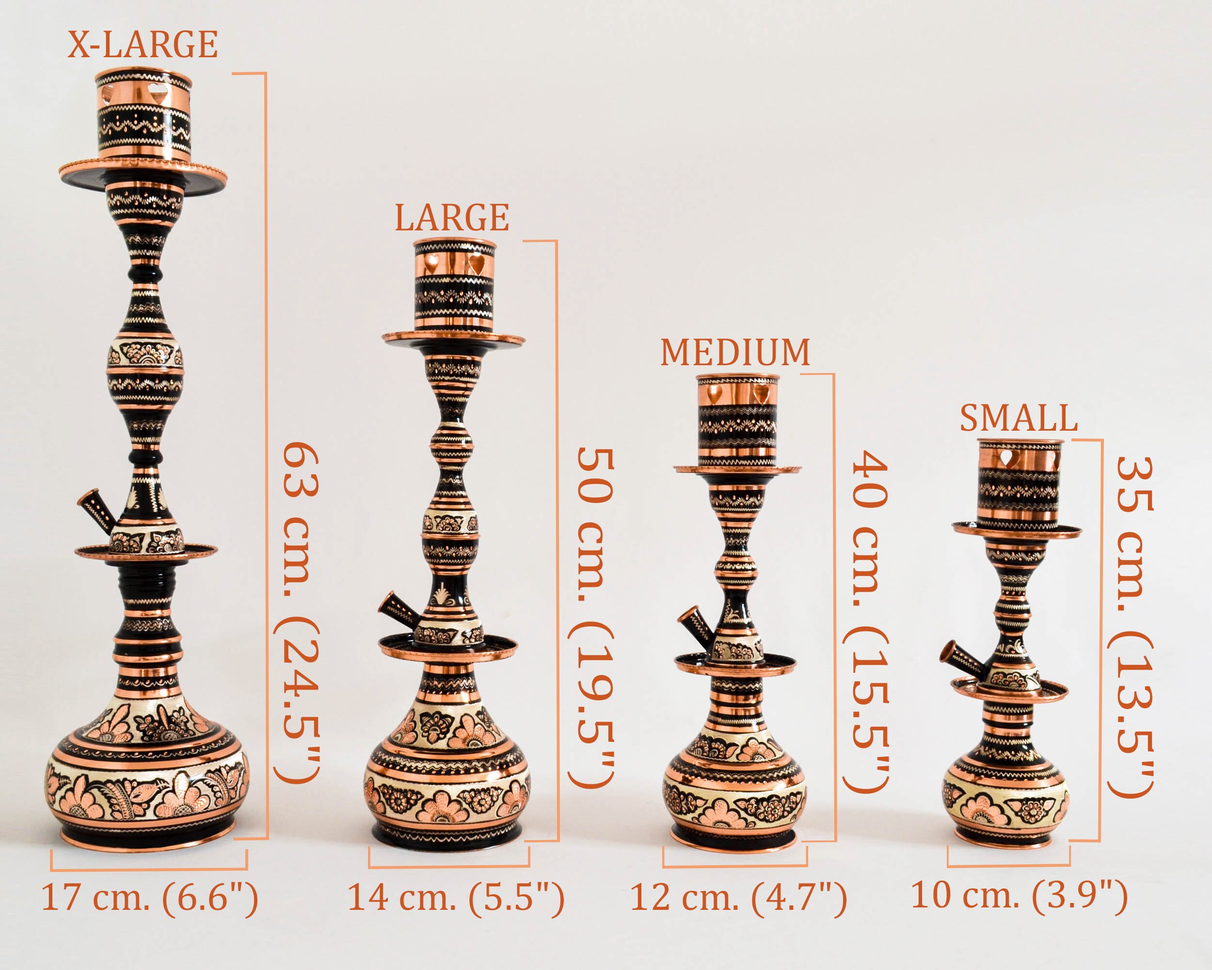 Copper Shisha Hand Carved Pure Copper Hookah Diamond Series - Etsy