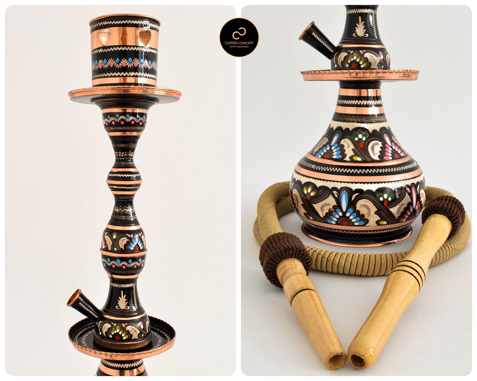 Copper Shisha Engraved Copper Hookah Hand Carved Pure Copper | Etsy