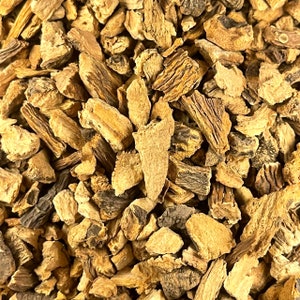 Organic Dried Yellow Gentian Root - Dried & Cut - Dried, Gentiana Lutea ...
