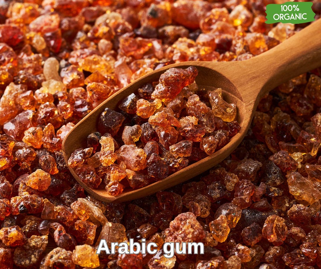 100% Organic Natural Arabic Gum, Resin Incense , Pure Natural Organic ...