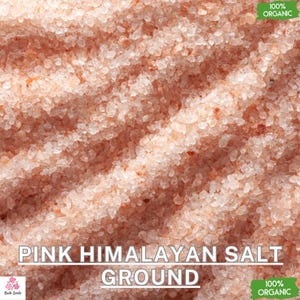 100% Natural Premium Himalayan Pink Salt - Fine Grind | Natural Mineral ...