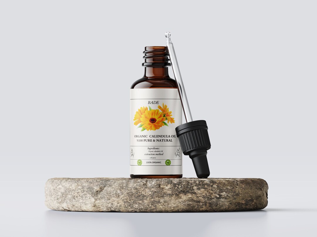 100% Pure & Natural Organic Calendula Cold Press Oil - Aromatherapy Oil ...