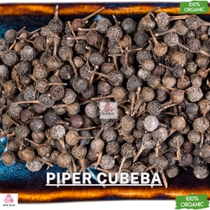 Organic Premium Dried Cubeb Pepper Seeds - Aromatic, Whole, Natural ...