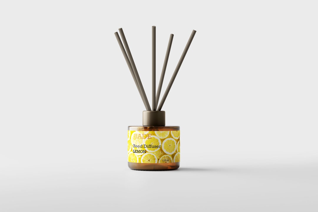 Lemon Reed Diffuser, Lemon Fragrance Oil ,oom Fragrance With Bamboo ...