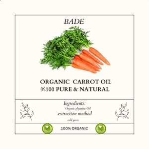 100% Pure & Natural Organic Carrot Seed Cold Press Oil - Aromatherapy ...