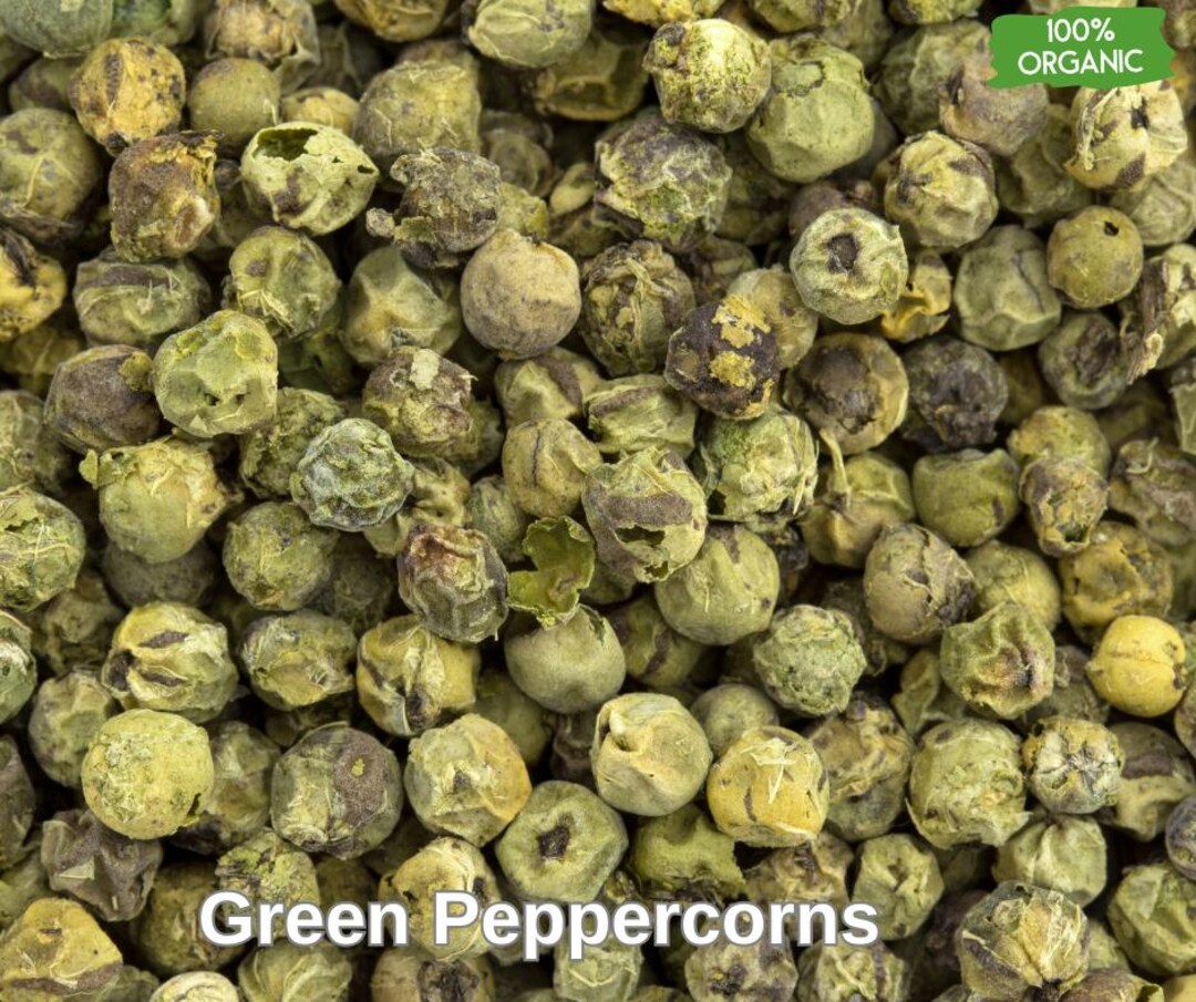 100% Organic Green Peppercorns Peppe Spices , Piper Νigrum - Superior ...