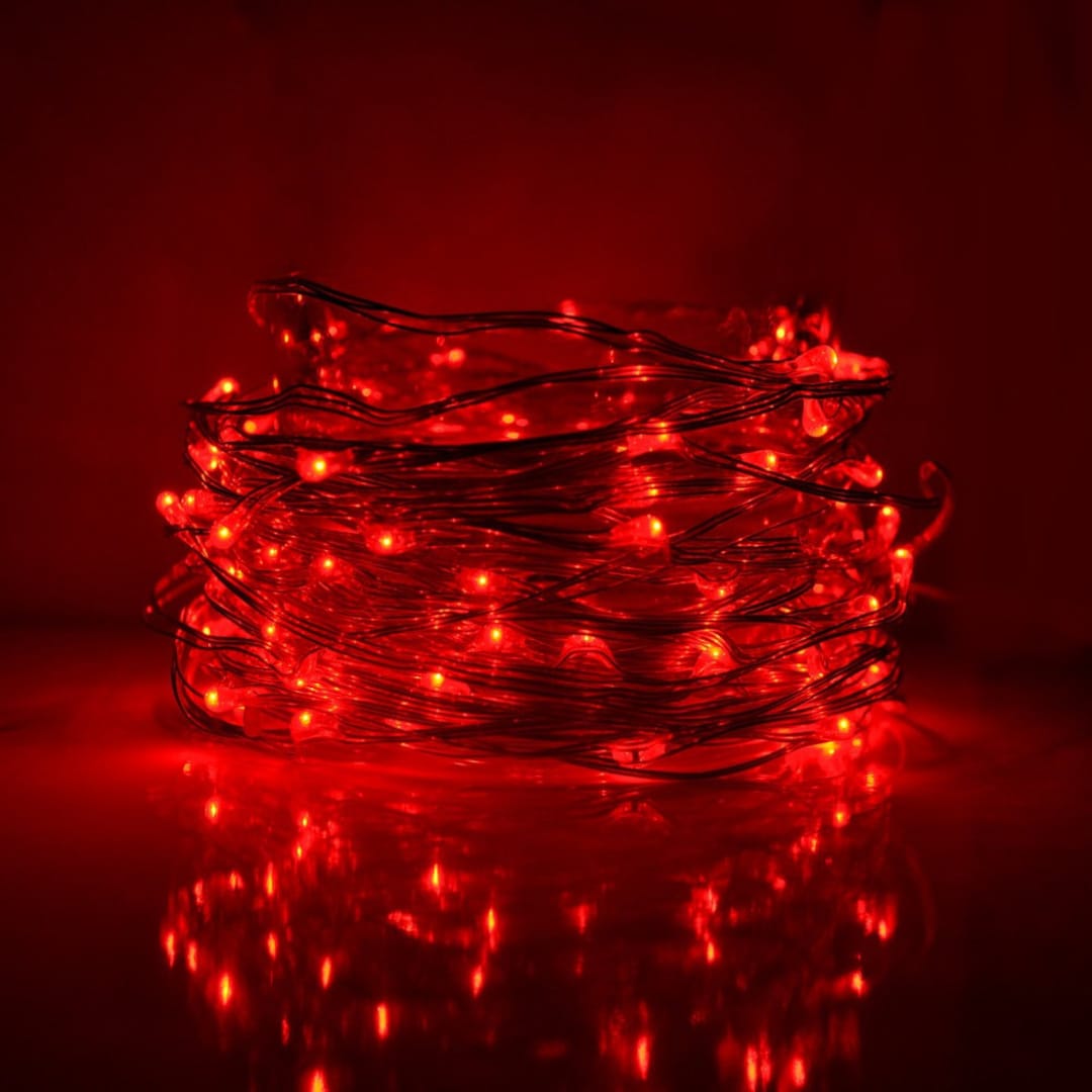 Fairy Lights Red Color Decorative LED Lights ,tree Lights ,room ...