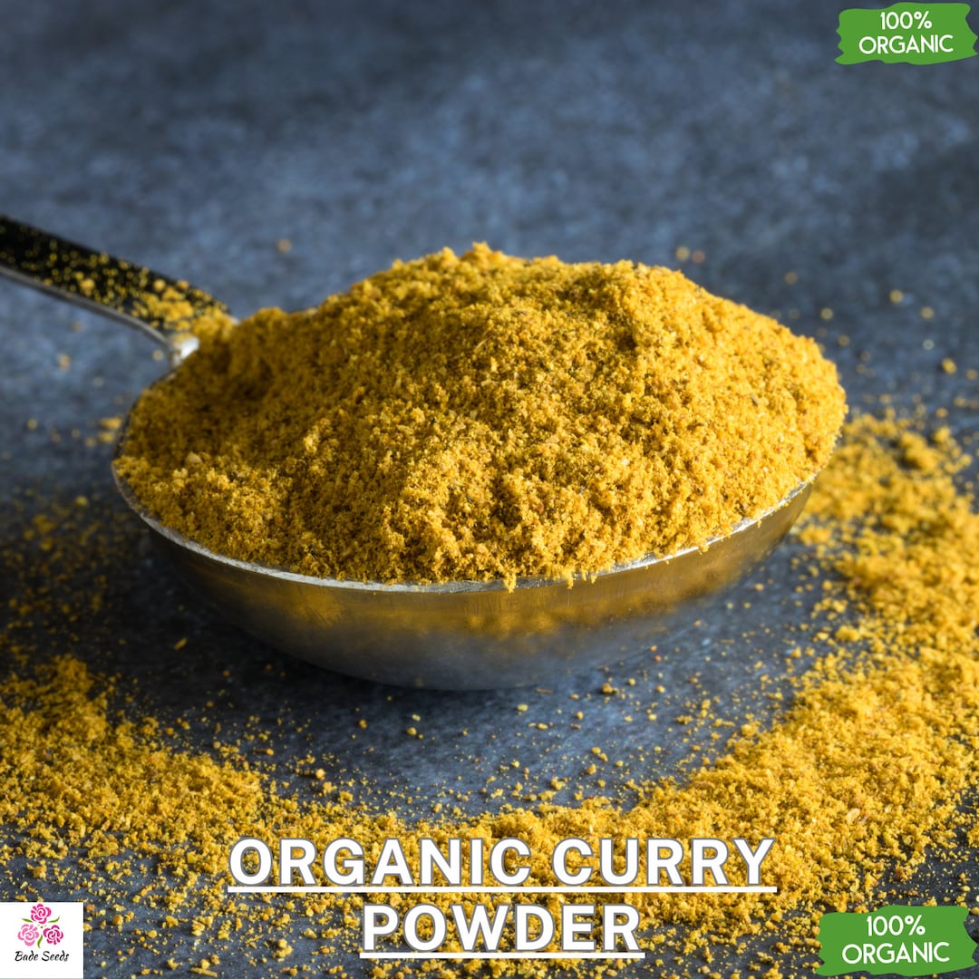 Natural Organic 100% Homemade Curry Powder - Authentic Indian Spice ...