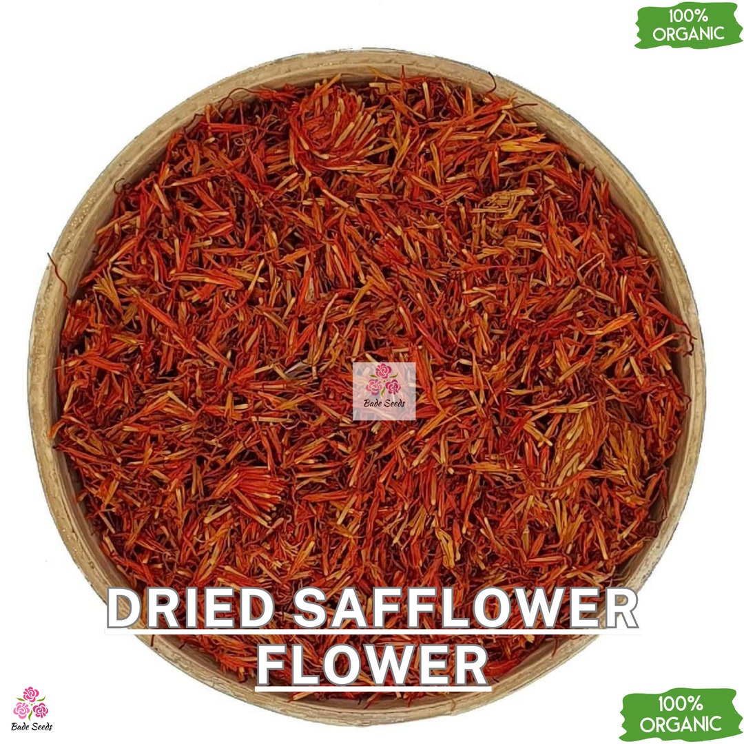 100% Dried Saffron Safflower Flower Petals for Herbal Tea, Natural Dye ...
