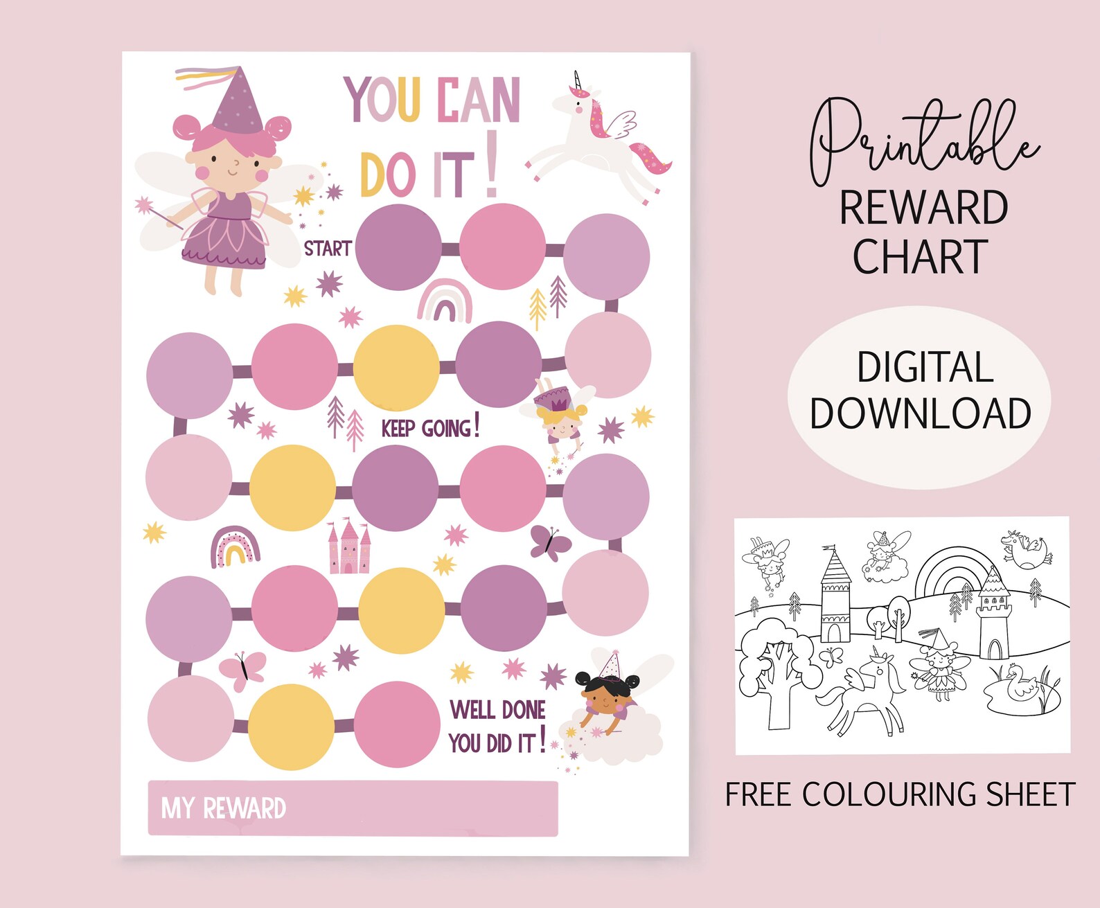 Printable Reward Charts for Kids Editable Reward Chart Print - Etsy UK
