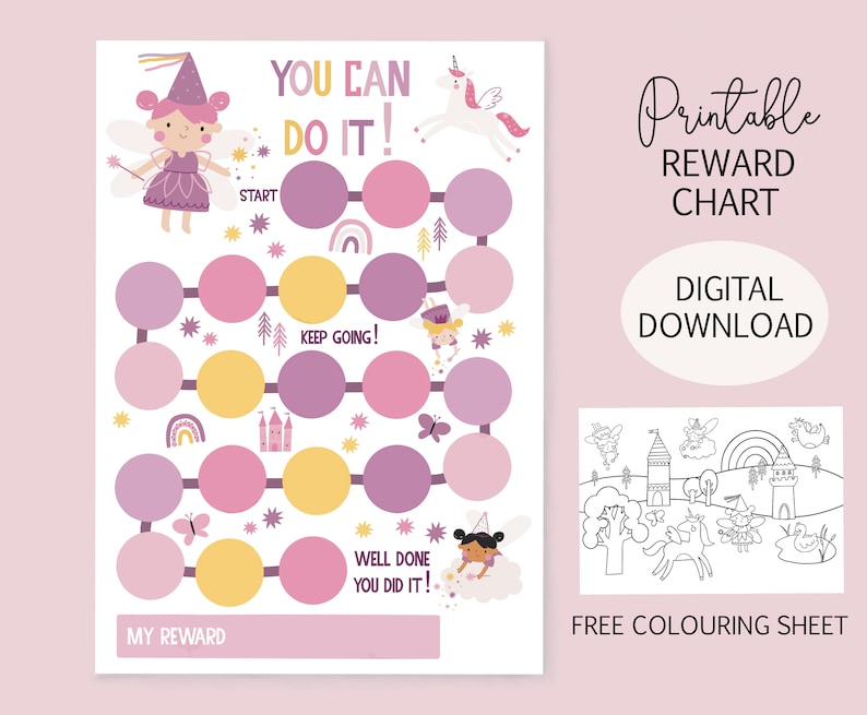 Printable Reward Charts for Kids Editable Reward Chart Print at Home ...