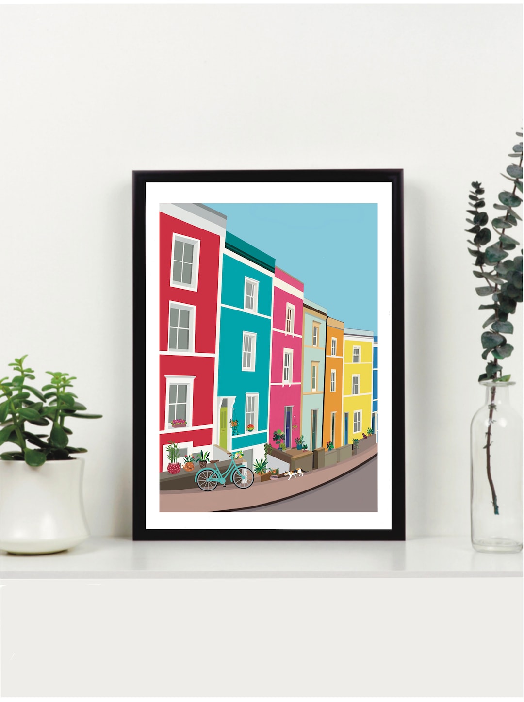 Bristol Print - Bristol Art Print - Bristol Street - Colourful Bristol ...