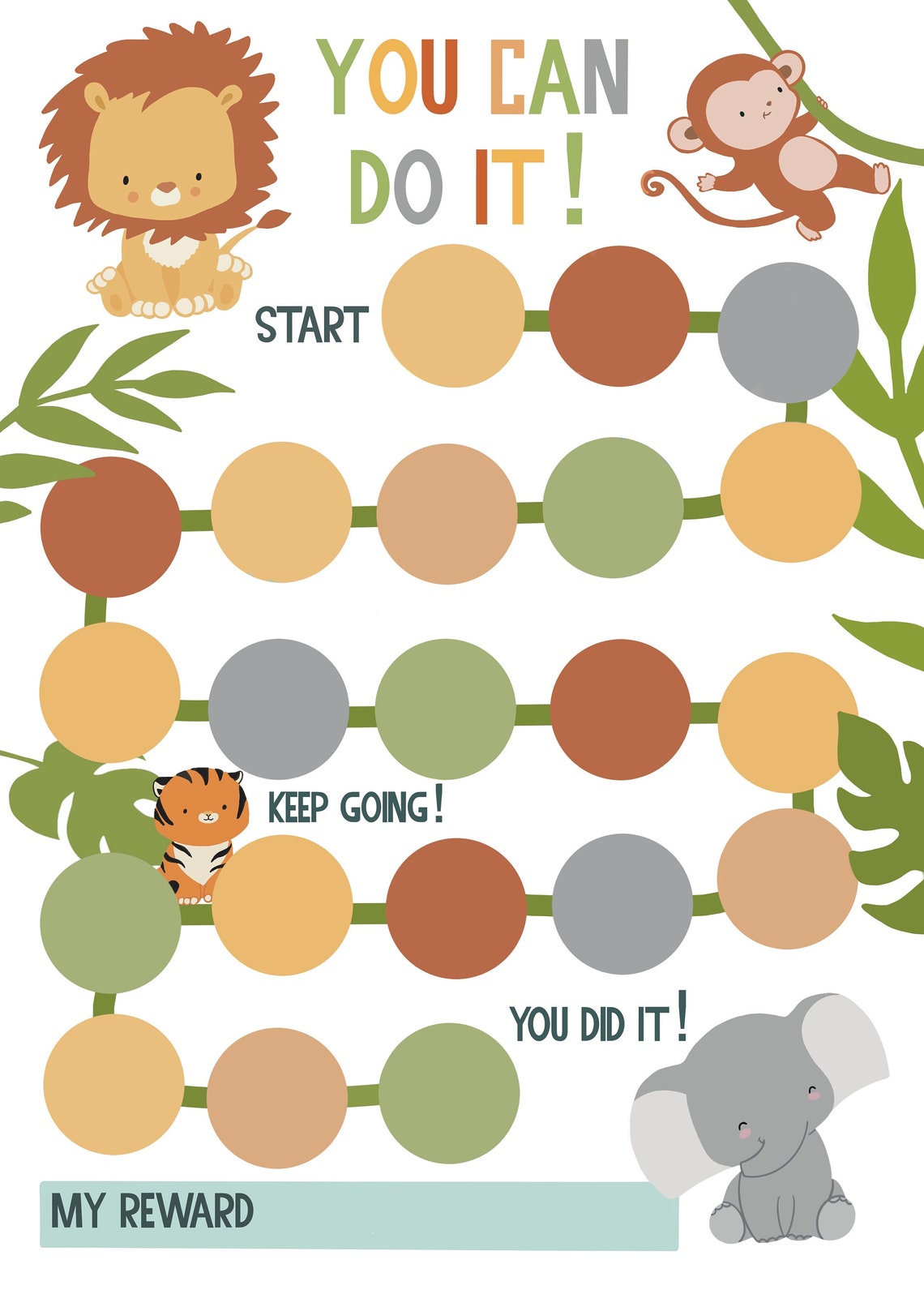 Reward Chart Bundle - Four Reward Charts for All the Family - Children ...