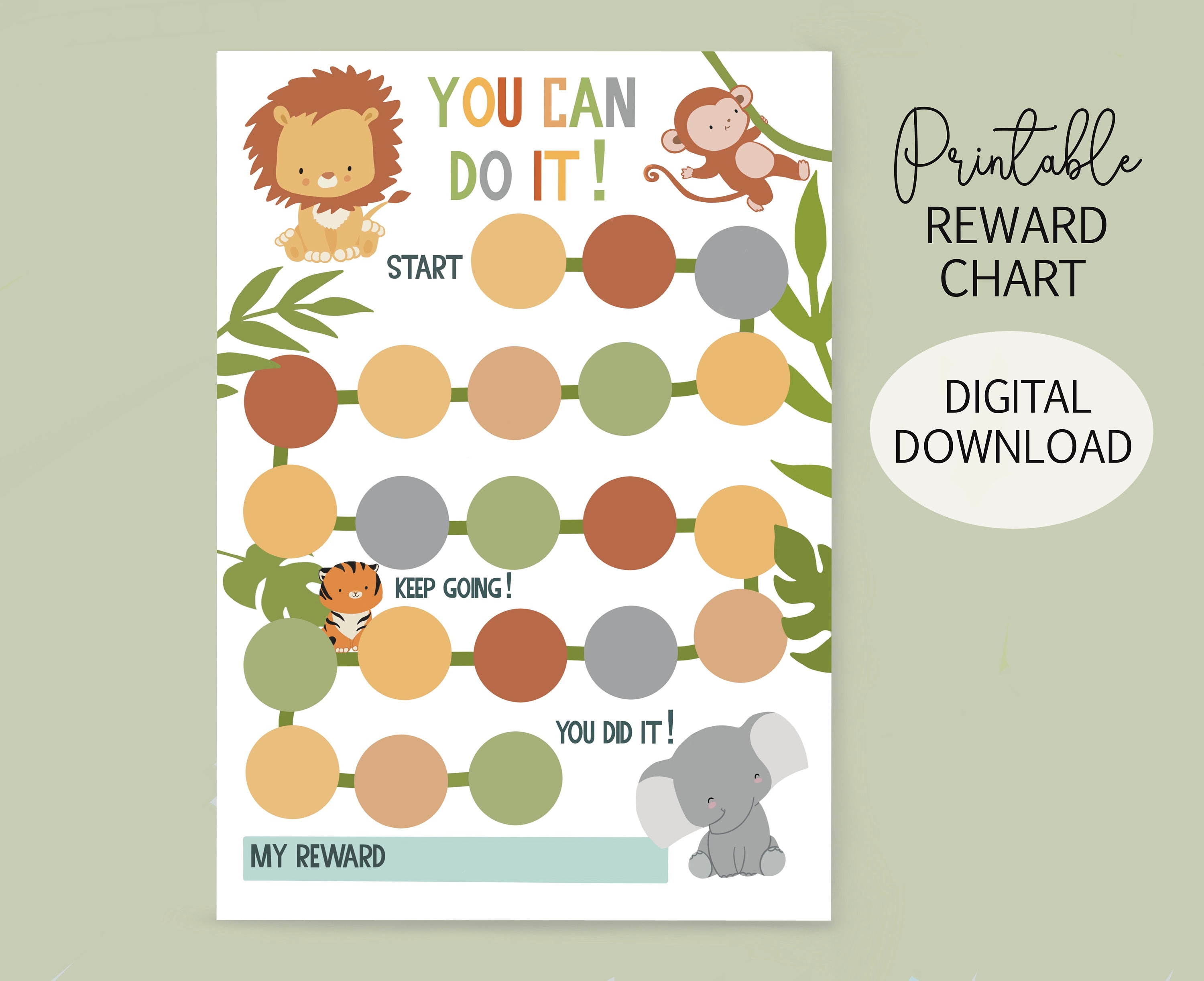 Printable Reward Charts for Kids Editable Reward Chart Print at Home ...